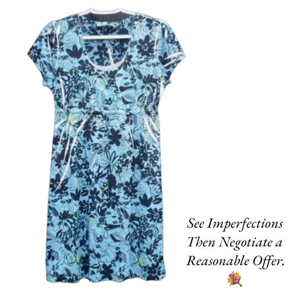 Claudia Richard | Dresses | Claudia Richard Floral Stretchy Dress S ...